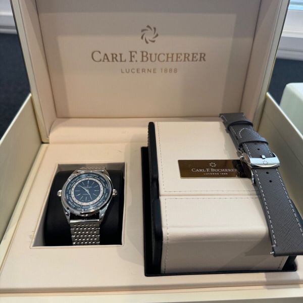 Hodinkee Carl F Bucherer Worldtime Heritage Limited Edition Watch BNIB ...