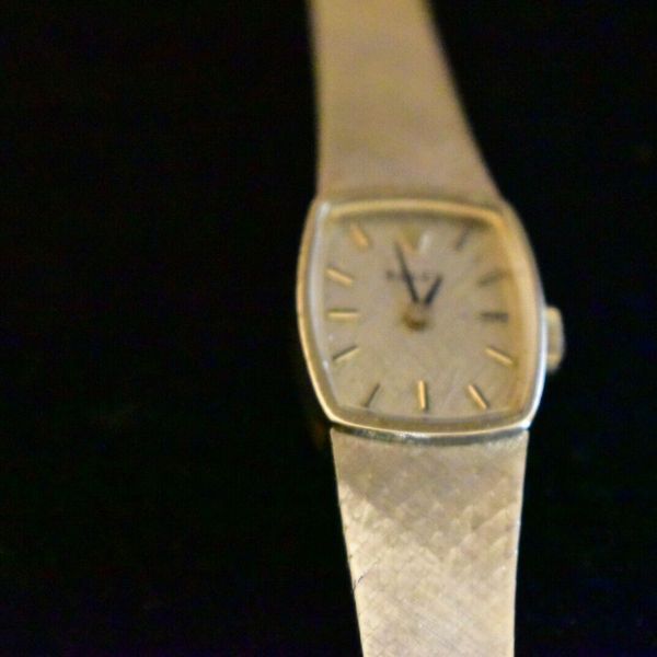 ROLEX 14k SOLID YELLOW GOLD MANUAL WINDING LADIES DRESS WATCH VINTAGE ...