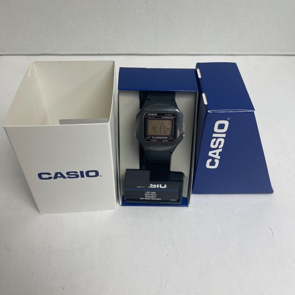 Casio W217H-9AV, Chronograph Watch, Black Resin Band, Alarm ...