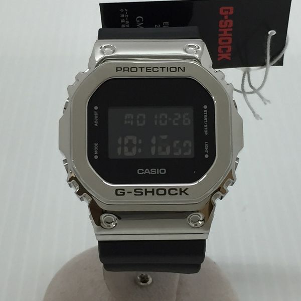 [Used] CASIO Quartz watch ・ G-SHOCK / Metal bezel / Square / Digital ...
