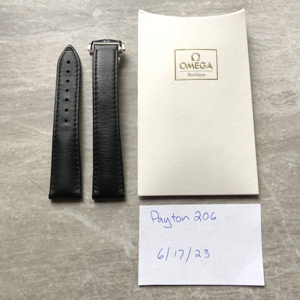 [WTS] Omega 20mm Leather Strap + Omega Deployant Clasp (pulled from ...