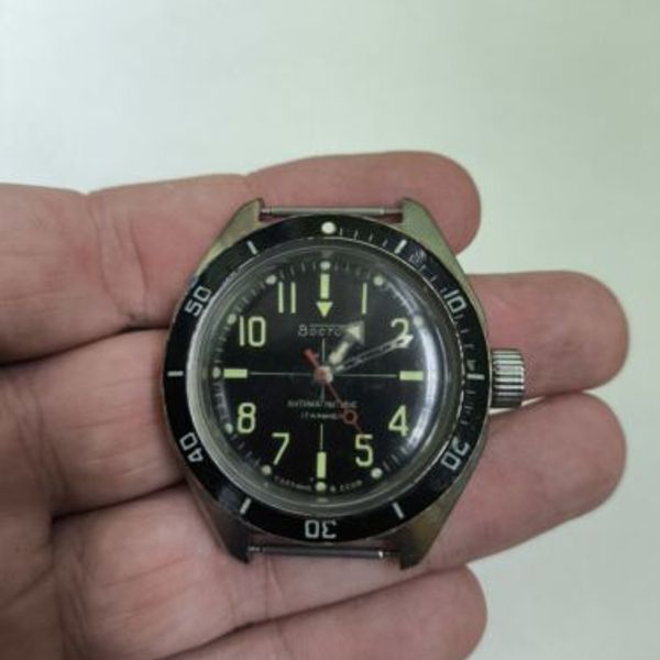 ð ð ð Vintage Soviet diver military watch VOSTOK Amphibian SNIPER ...