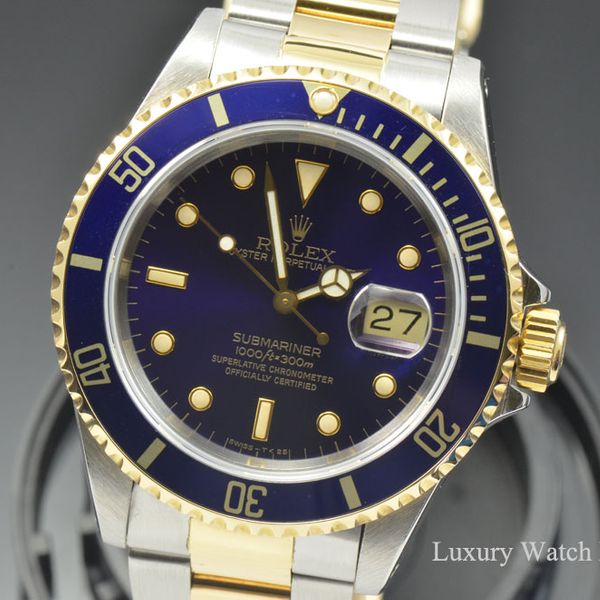 FS: Rolex Steel & 18K Yellow Gold Blue / Purple Color Change Dial ...