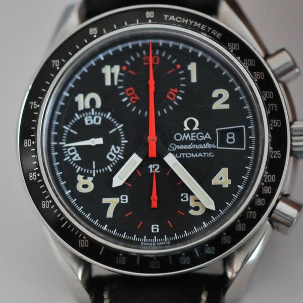 Omega Speedmaster automatic watch chronograph rare dial with date ...