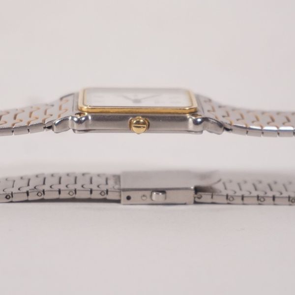 Vintage Ebel Classic Ladies Wristwatch Tank Quartz Swiss Made Steel ...