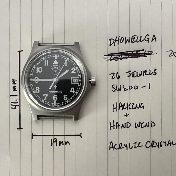 [WTS] CWC G22 Auto Date | WatchCharts