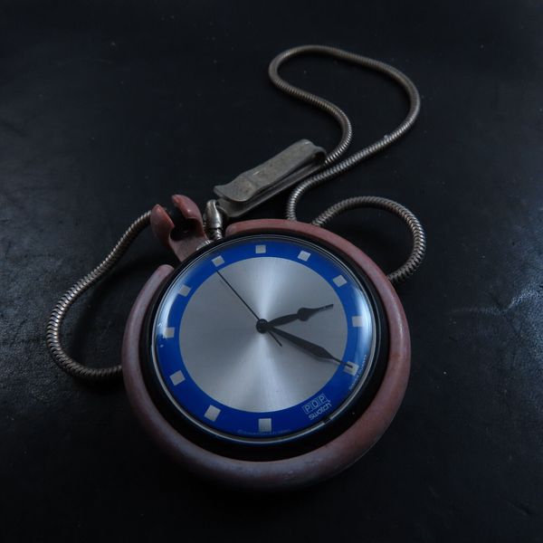 Swiss Made Swatch Pocket POP Quartz Men Watch | WatchCharts Marketplace