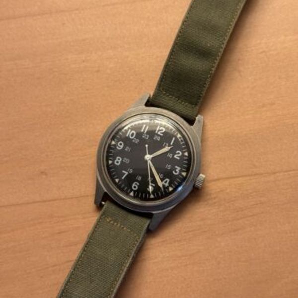 Vintage Benrus GG-W-113 1971 Vietnam Era Mens Military Watch ...