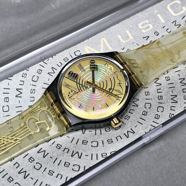 SWATCH WATCH ** SLM101 - SPARTITO - MUSICALL 1993 ** NEW! | WatchCharts Marketplace
