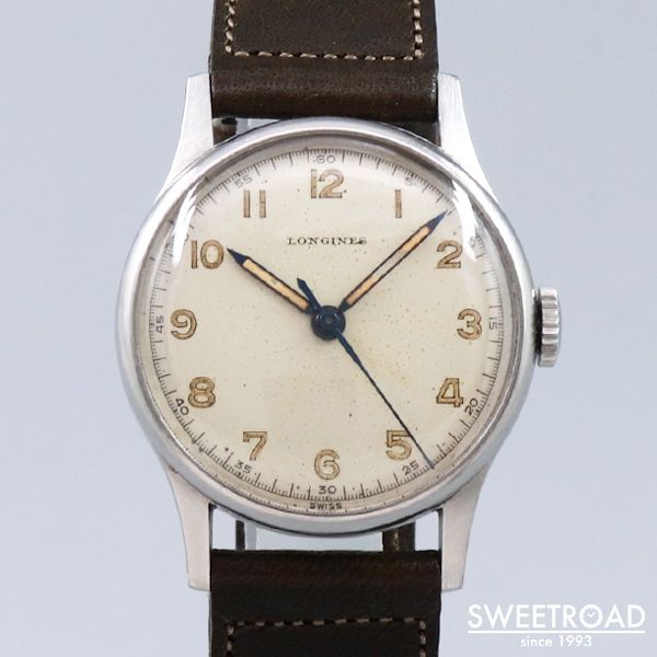 Kawasaki store [Longines] Arabic dial/Cal.12.68N/1950s/w-28097 ...