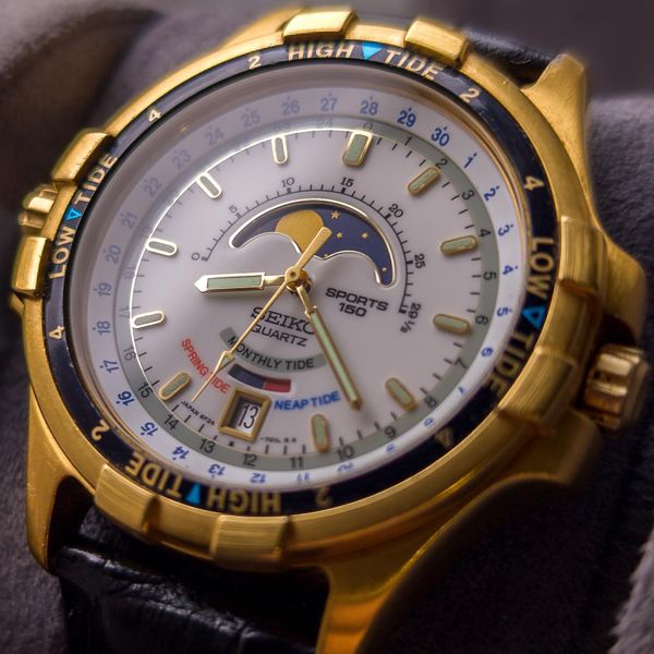 [WTS] Seiko 6F24 “Tidal Master”. It measures both tidal range and high ...