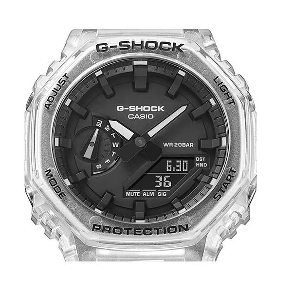 Casio G-Shock GA-2100 Series Analog Digital Black Dial Men's Watch ...
