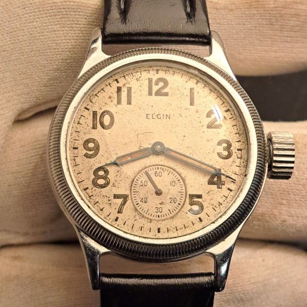 1945 Elgin A-11 WW2 Watch - Serviced And Running strong | WatchCharts ...