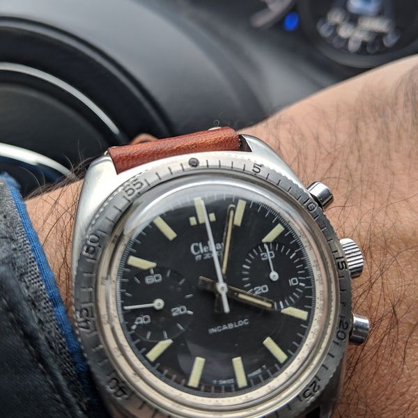 FS: Vintage Clebar Military Chronograph with Valjoux 7733 Movement ...