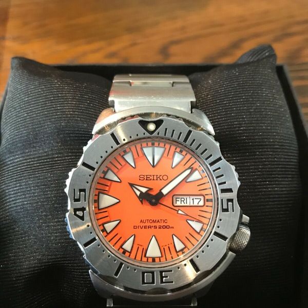 Seiko SRP309 Orange Monster 2nd Gen | WatchCharts Marketplace
