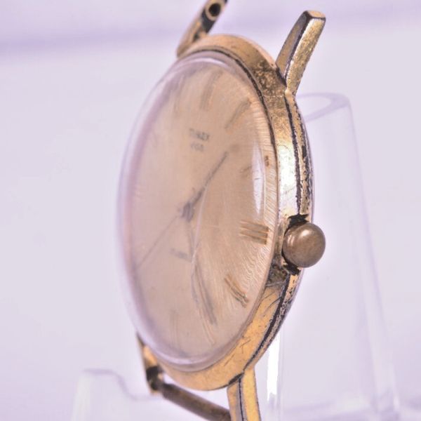 Mens Working Running Timex 400 Manual Wind Mechanical Vintage Watch ...