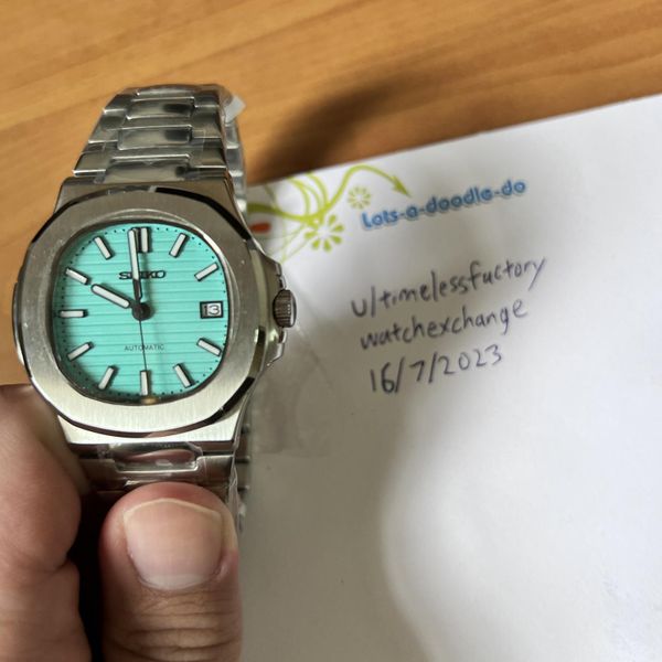 [WTS] Seiko Mod “Seikonaut Tiffany blue edition”. | WatchCharts
