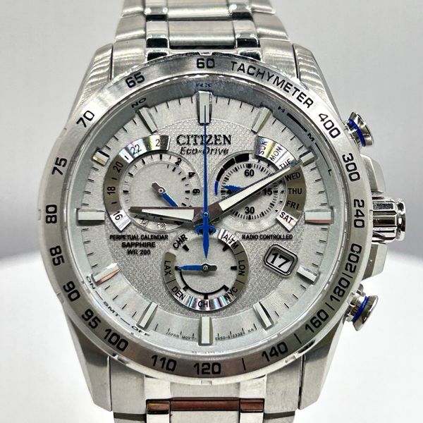 Citizen Eco Drive 44mm E650 -s123394 Perpetual Calendar ï¿¼CHRONOGRAPH ...