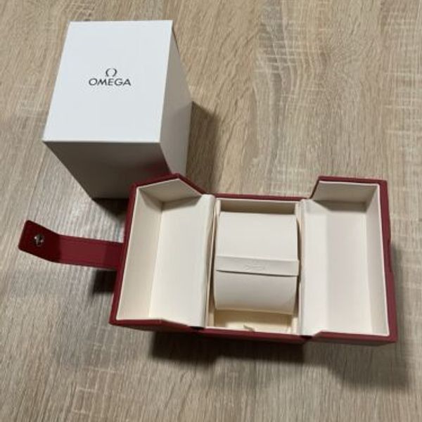 Scatola Box Caja Boite Travel Box Orologio Omega Nuova Completa ...