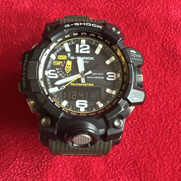 CASIO G-SHOCK MUDMASTER WATCH GWG-1000-1A3ER ANADIGITAL MENS TOUGH ...