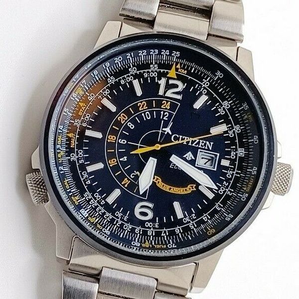 Citizen Eco-Drive Men's Promaster Nighthawk Blue Angels 42mm Watch ...