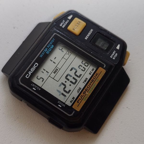 VINTAGE CASIO PULSE WATCH JP-100W MADE IN JAPAN | WatchCharts Marketplace