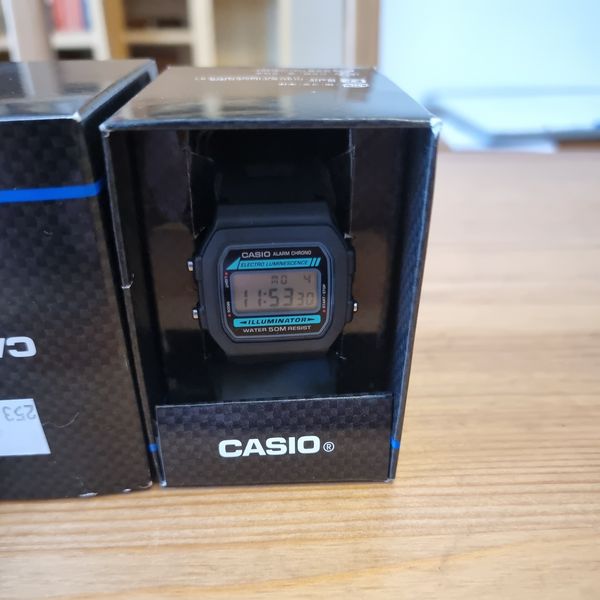 Casio W-86-1VQES + Casio F-91W-1YER W86, F91W, classic Casio ...