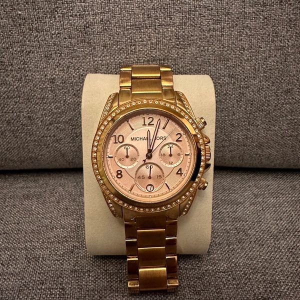 Michael Kors Gold Diamond Watch | WatchCharts Marketplace
