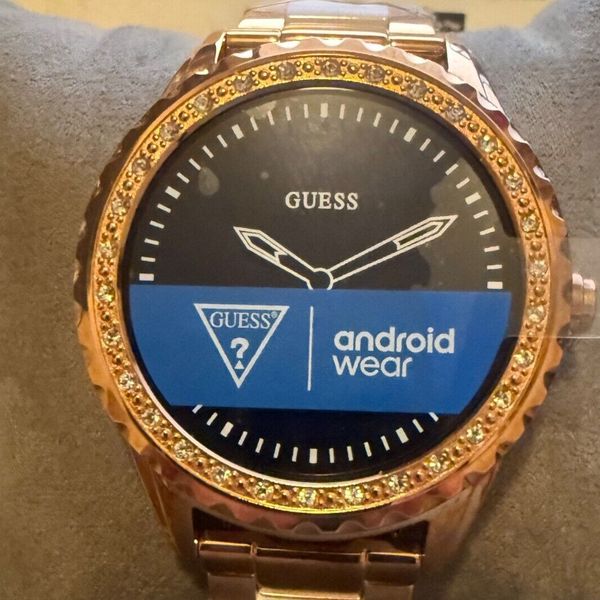 Guess Smartwatch C1002/3 41mm Gold Rosa. Android wear New | WatchCharts ...