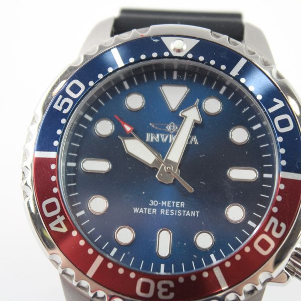 Invicta Pro Diver Pepsi Bezel Watch Quartz Working | WatchCharts ...