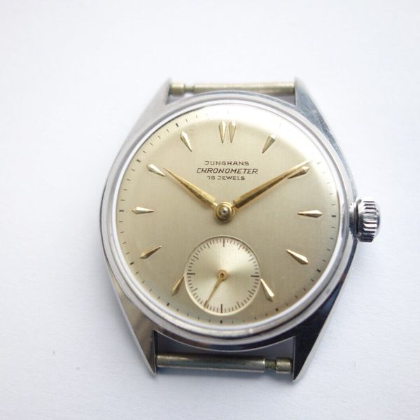 JUNGHANS Edelstahl Chronometer - J82 - von Februar 1954 - top original ...
