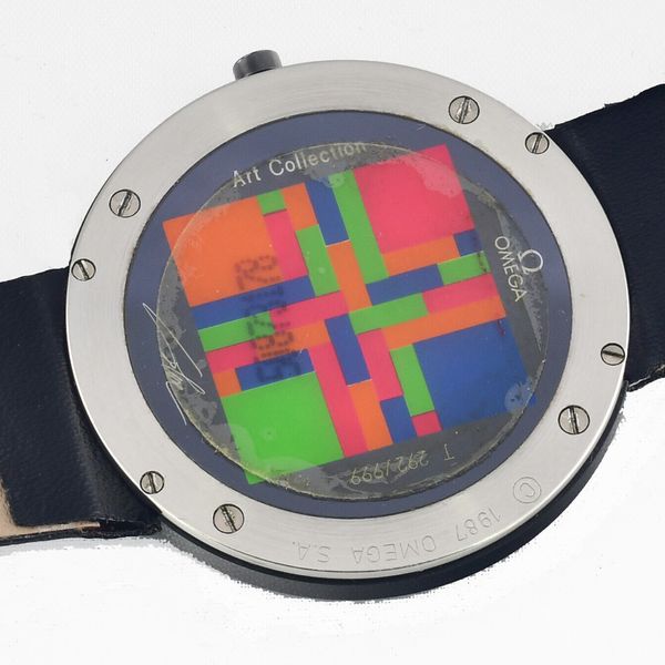 Vintage OMEGA Art Collection Full Size Richard Paul Lohse Wrist Watch ...