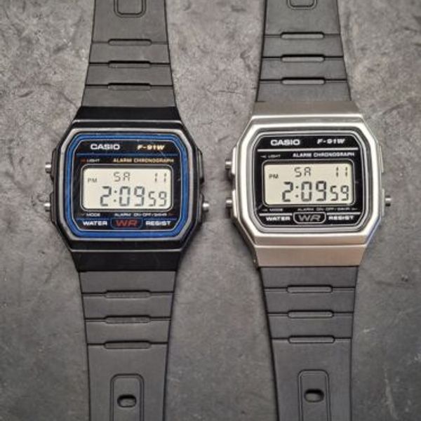 Casio F91w Mens Digital Quartz Watches | WatchCharts Marketplace