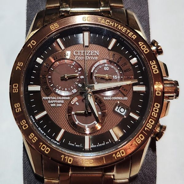 Handsome Citizen Eco Drive E650-S086728 Chronograph Wristwatch O/Box ...