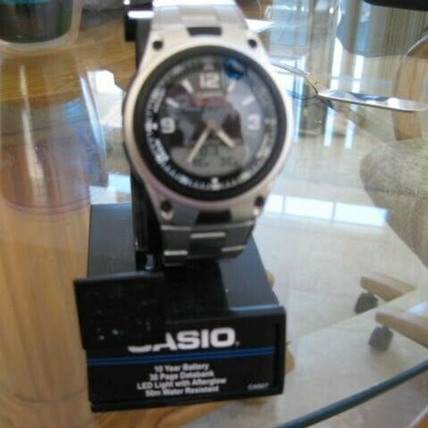 Casio Watch Analog /Digital Watch CAS07 New with Operators Manual ...