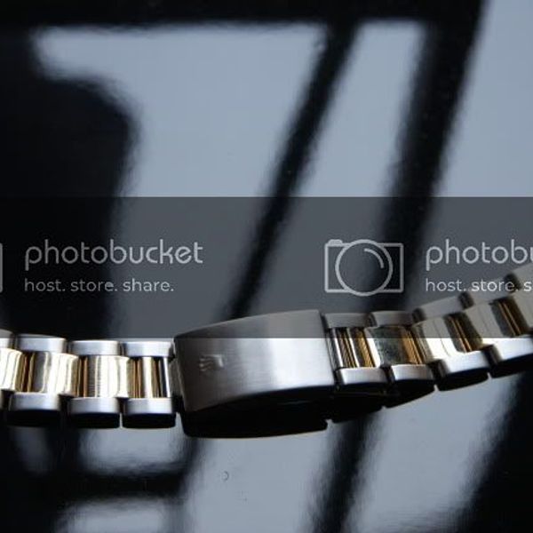 FS: Gold/ Steel TT Oyster ref 78363 Bracelet for Daytona & GMT II | WatchCharts Marketplace