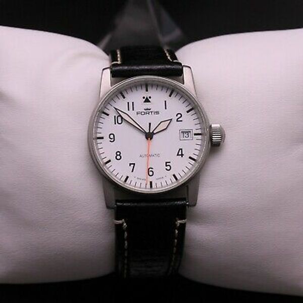 FORTIS Flieger Men's "Midsize Pilot" Automatic Watch 25 Jewels Ref. 620 ...
