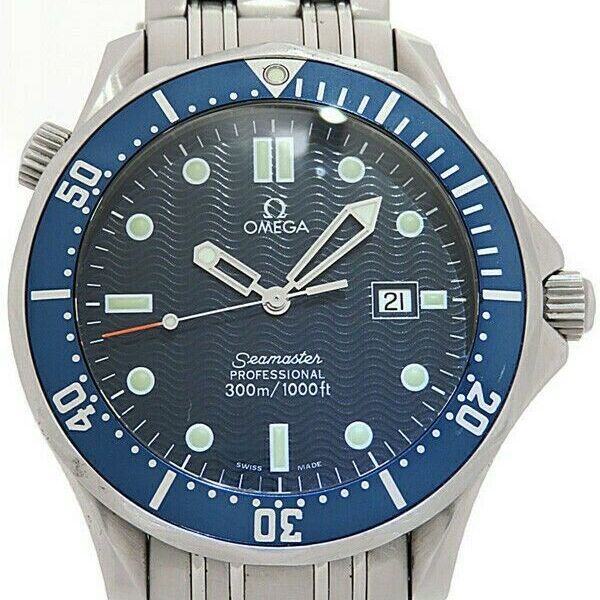 . OMEGA Seamaster Professional 300m Quartz Watch 2541.80 NEW Battery ...