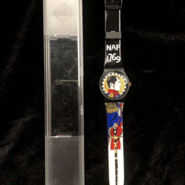 SWATCH RARE Napoleon Nap 1769 Wristwatch 1993 S441 SWISS MADE ...