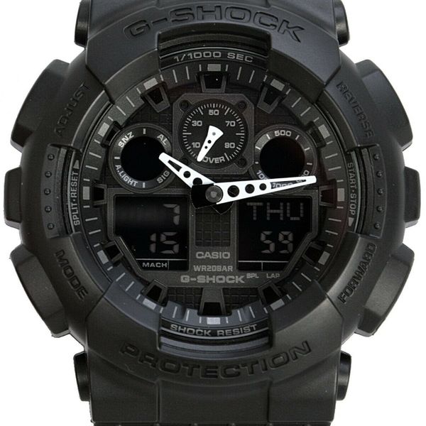Casio Original G-Shock GA100-1A1 Classic Ana Digi Military Series Watch ...