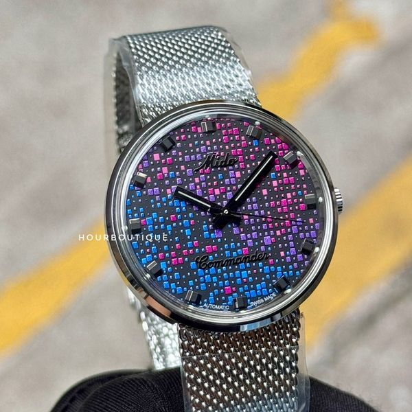 Brand New Mido Commander Pixel Limited Edition Automatic Watch M8419.4 ...