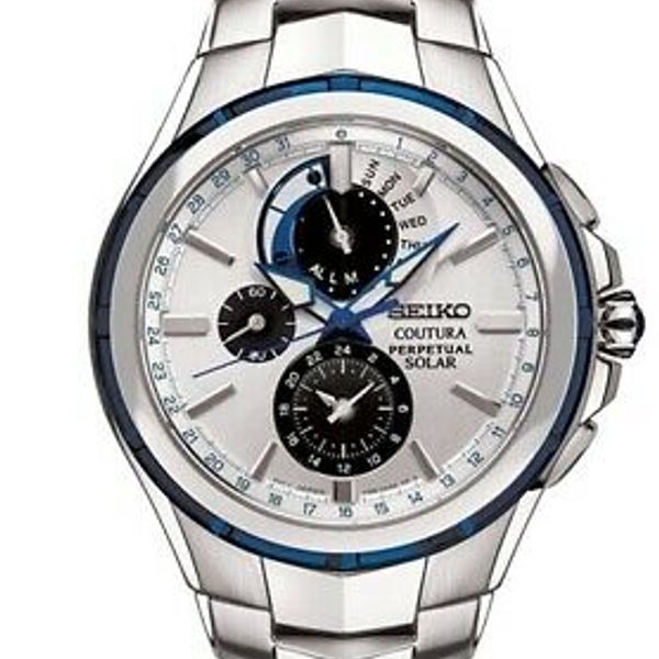 Seiko Coutura Perpetual Gents Solar Watch SSC787P9 NEW | WatchCharts ...