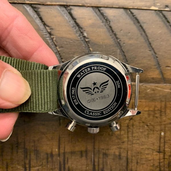 SEAGULL 1963 CHRONOGRAPH 21 ZUAN WRISTWATCH MENS CLEAN/RUNS 42MM ...