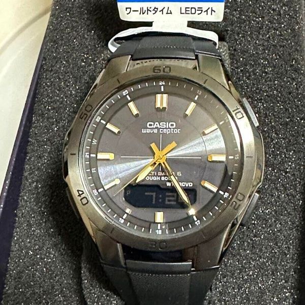 Casio WAVE CEPTOR WVA-M640B-1A2JF Multi Band 6 Men's Watch New in Box ...