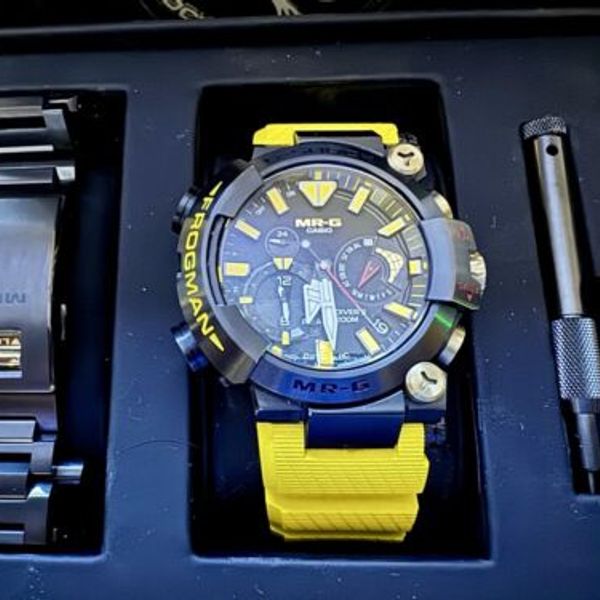 Casio G Shock Frogman Yellow 30th Anniversary BF1000-1A9 | WatchCharts ...