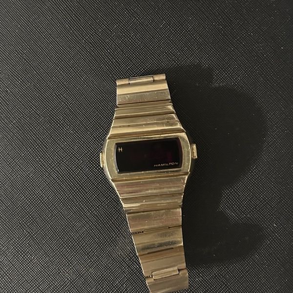 1970s Hamilton QED 10K rolled gold watch Pulsar 955 Kojak FOR PARTS ...
