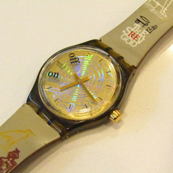 SWATCH Watch "Spartito" SLM101 1993 Vintage Musical ARTIST Jean Michel Jarre | WatchCharts