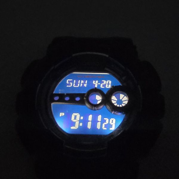 Casio G Shock 3263 GD-100 Black Digital Watch Working | WatchCharts ...