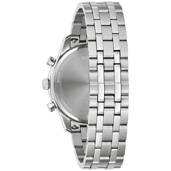 Bulova Sutton Blue Dial Stainless Steel Men's Quartz Watch 96B476 ...