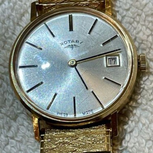 Vintage Gold Menâ s Swiss Made Rotary Watch | WatchCharts Marketplace
